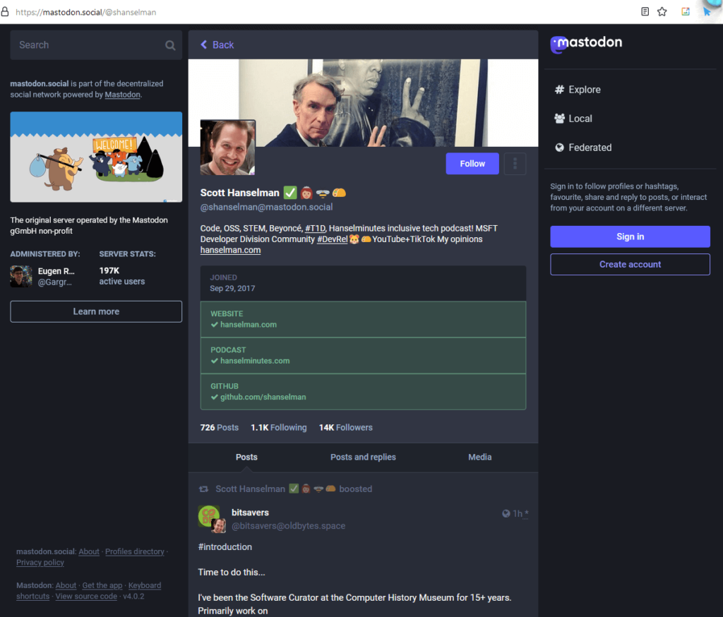 A Gentle Introduction to Mastodon and the Fediverse - SEP
